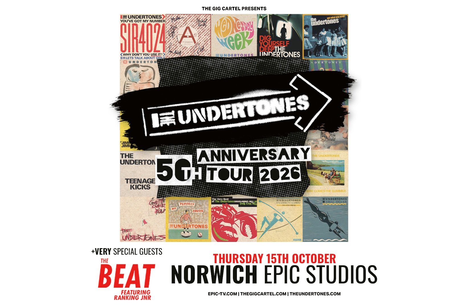 The Undertones + Special Guests The Beat ft Ranking Jr